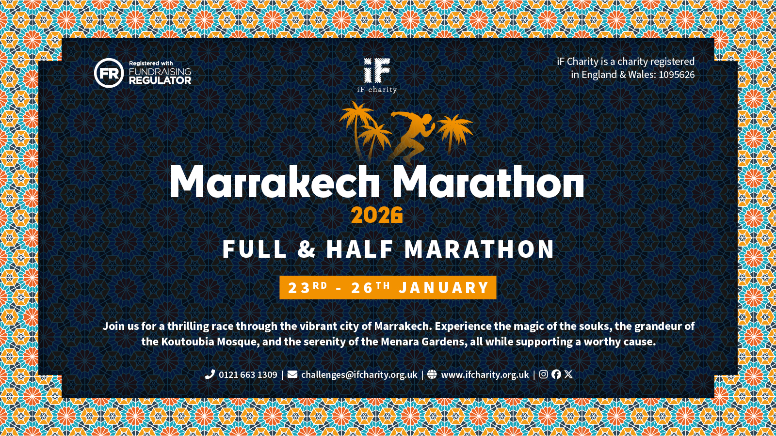 Run the Red City for a Good Cause! Marrakech Marathon & Half Marathon ...